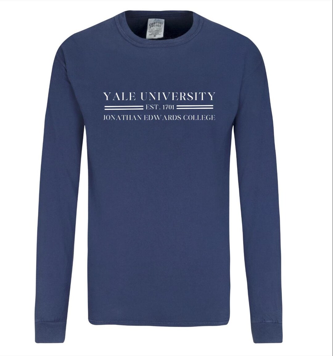 Custom| Yale University Long Sleeve |different Schools |navy and White ...