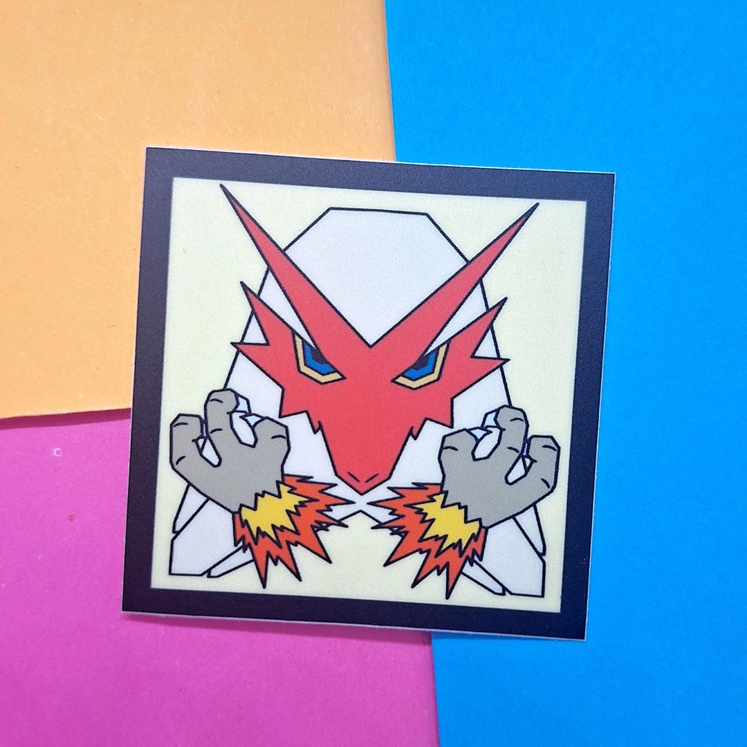 Pocket Monster Hunter Blaziken Icon Sticker Blaziken Pokemon Waterproof ...