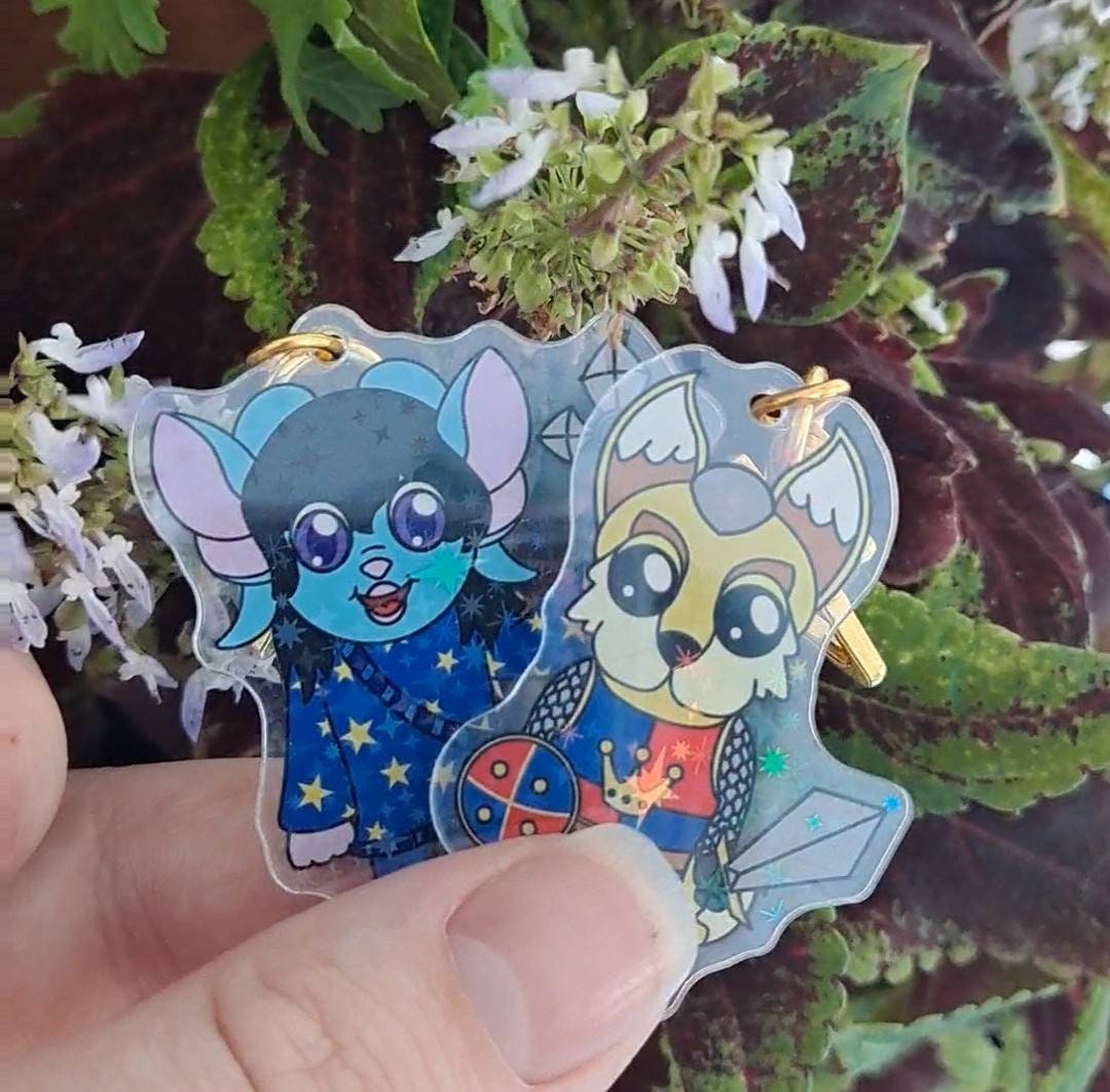 The Darkest Faerie Tormund and Roberta Neopets Acrylic Charm Keychain ...