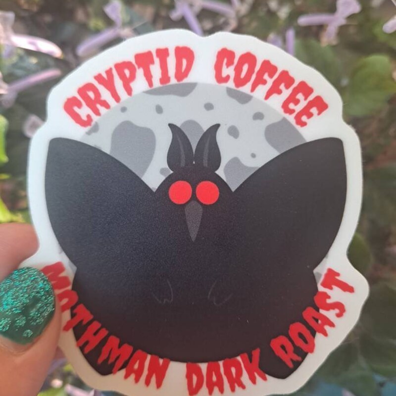 Cryptid Coffee Sticker - Etsy