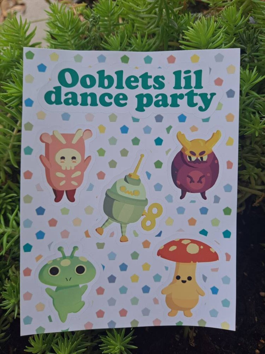 Ooblets Dance Club Sticker Sheet Video Game Sticker Sheet - Etsy
