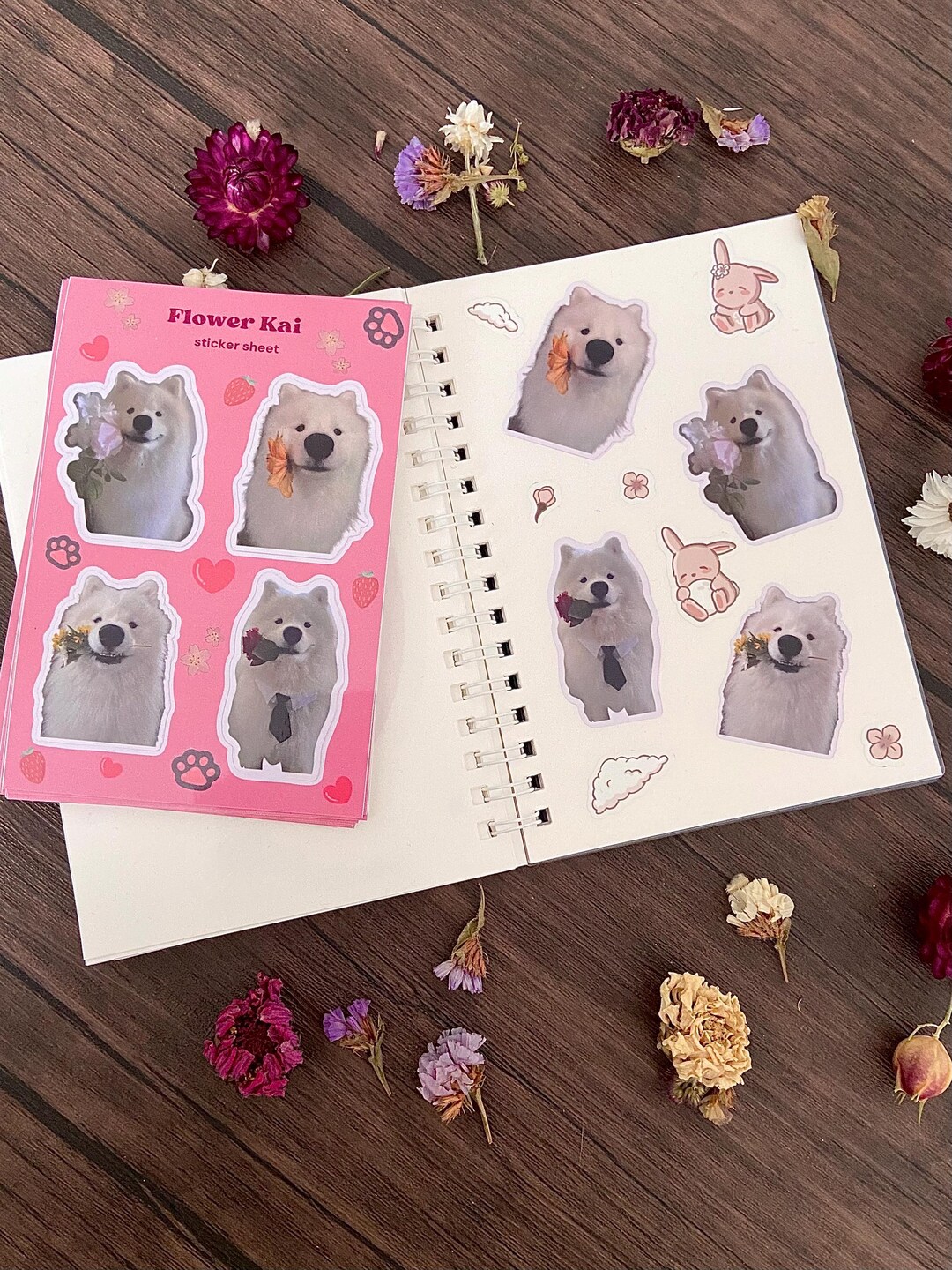 Flower Kai Mini Sticker Sheet - Etsy