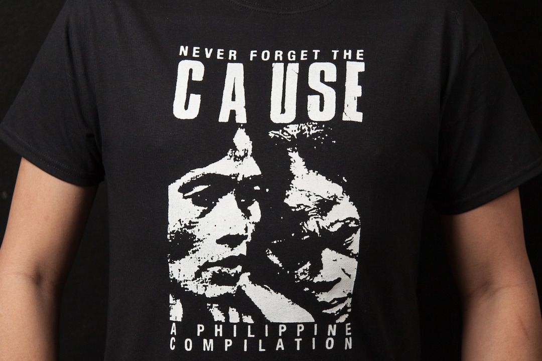Never Forget the Cause Compilation Philippine Punk Black T-shirt Middle ...