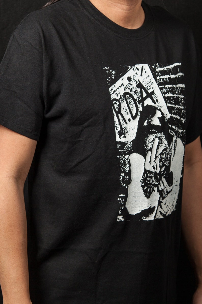 RDA Philippine Punk Black T-shirt Twisted Red Cross Reissue - Etsy