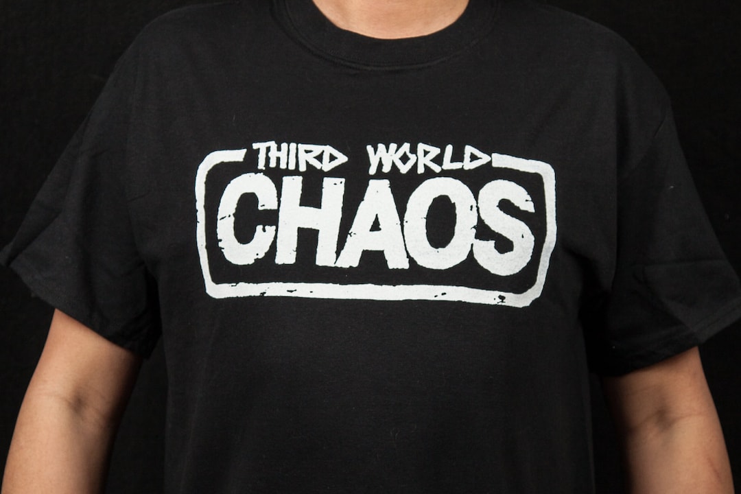 Third World Chaos Philippine Punk Black T-shirt Twisted Red Cross ...