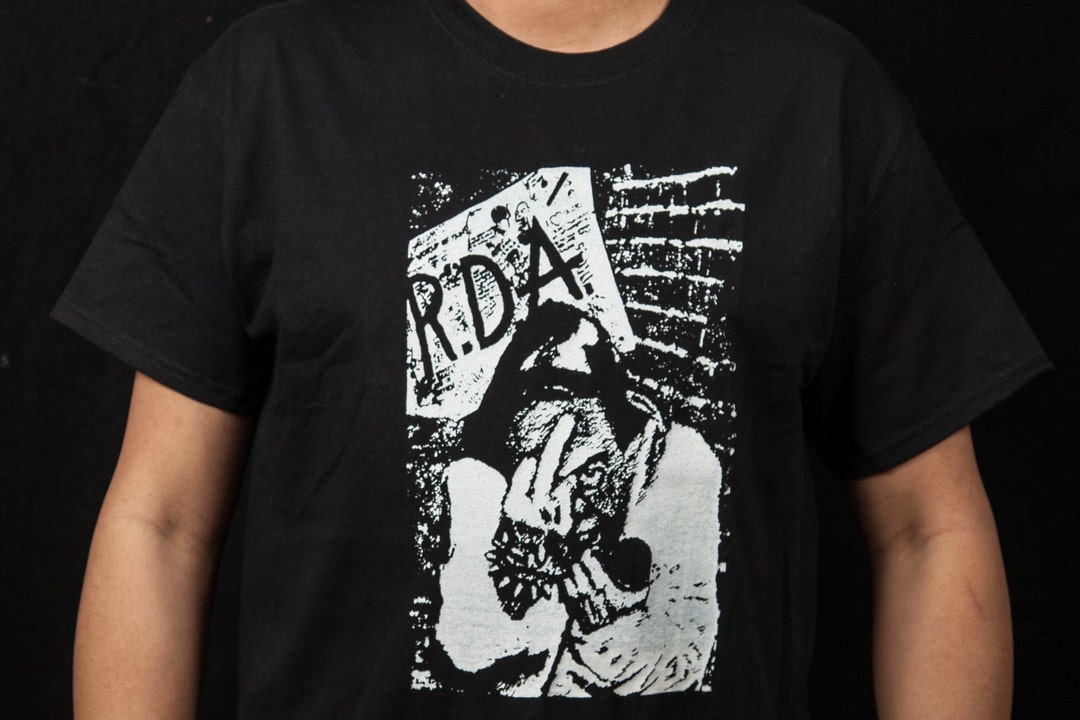 RDA Philippine Punk Black T-shirt Twisted Red Cross Reissue - Etsy