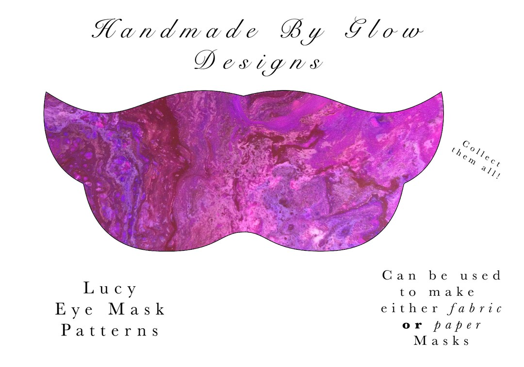 Lucy Mask Pattern - Etsy