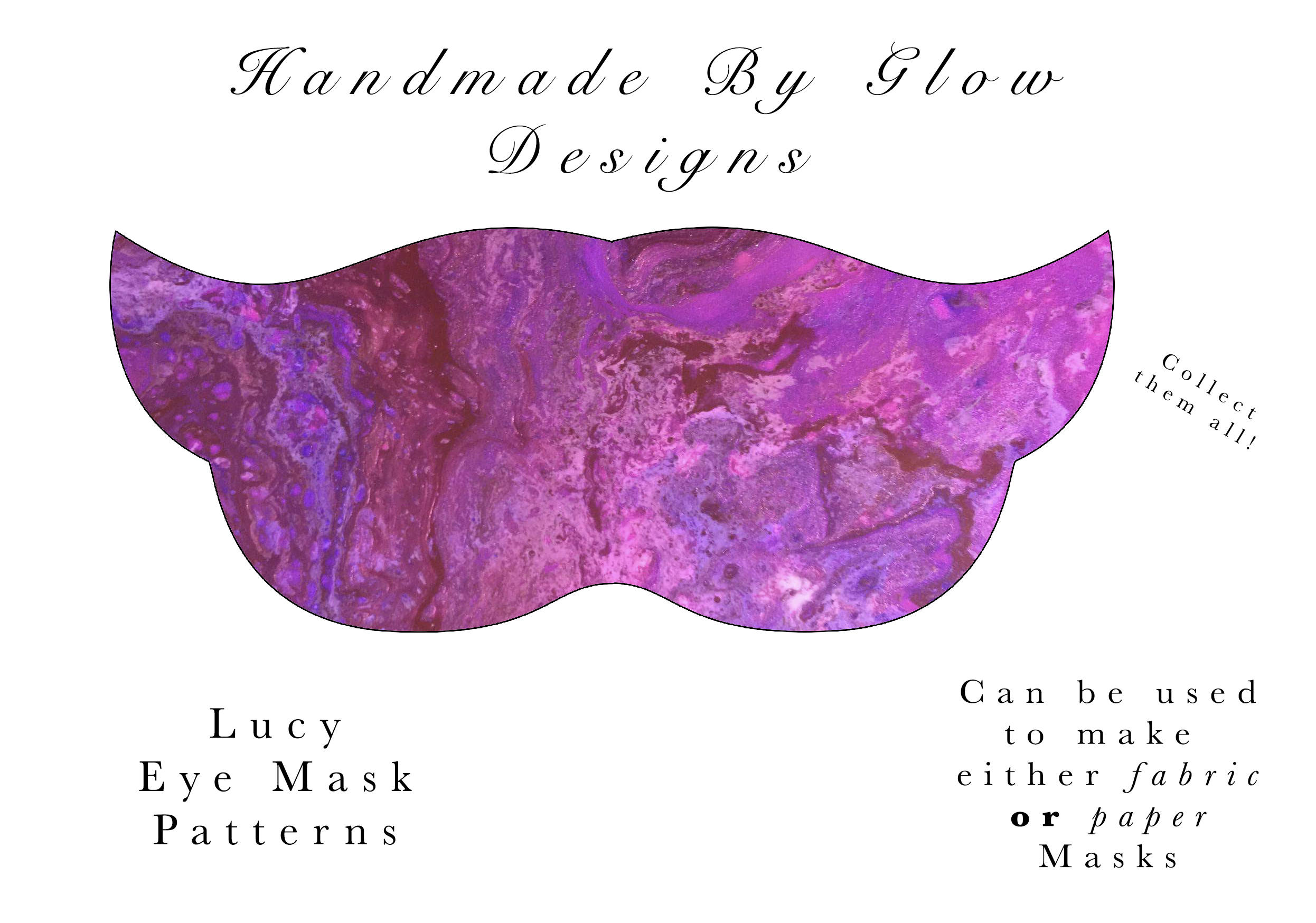 Lucy Mask Pattern | Etsy