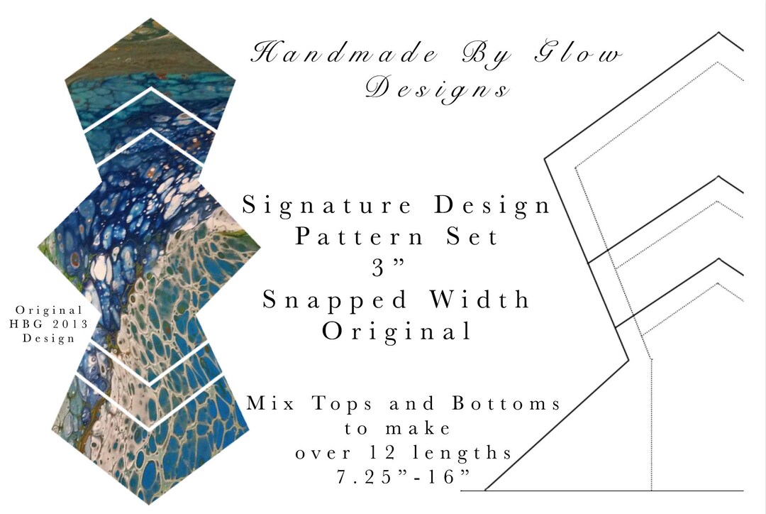 3 Signature Design Mash Pattern Set - Etsy