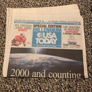 VINTAGE! USA Today Special Edition 2000 Newspaper - Etsy