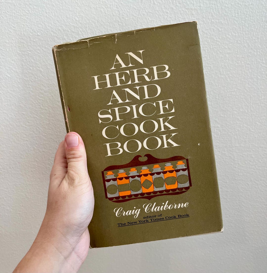VINTAGE! an Herb and Spice by Craig Claiborne Recipe Cookbook - Etsy