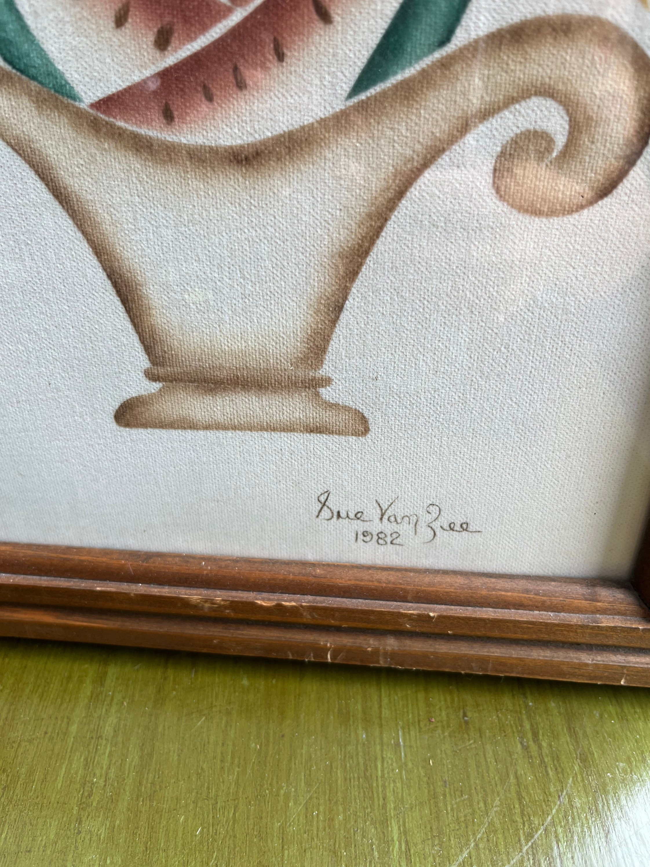 VINTAGE Theorem Painting Art in Frame - Etsy