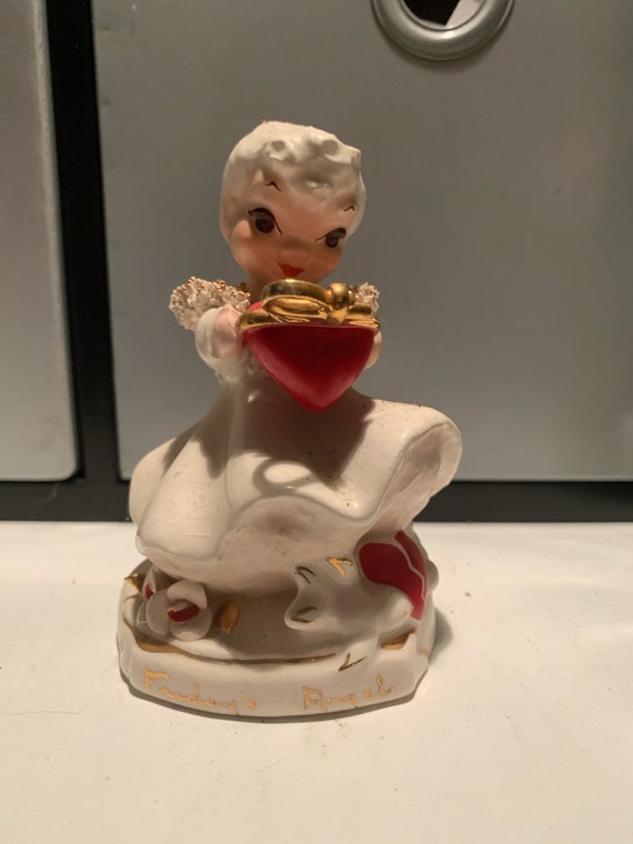 VINTAGE Friday's Angel Figurine | Etsy