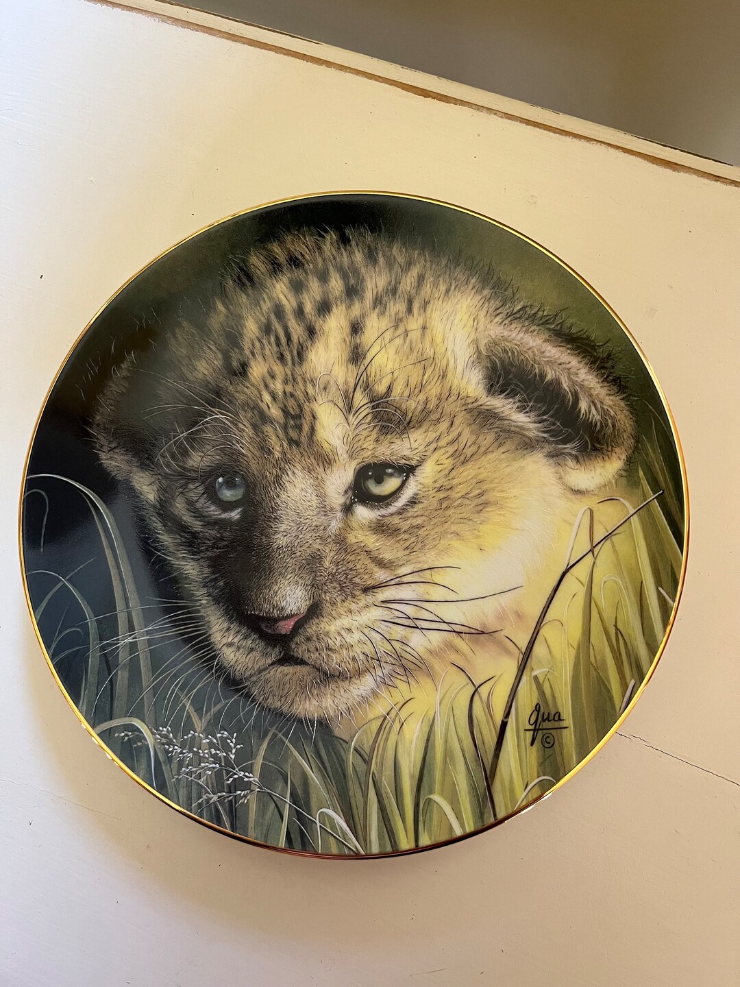 VINTAGE! Princeton Gallery Cubs of the Big Cats Collectors Plate ...