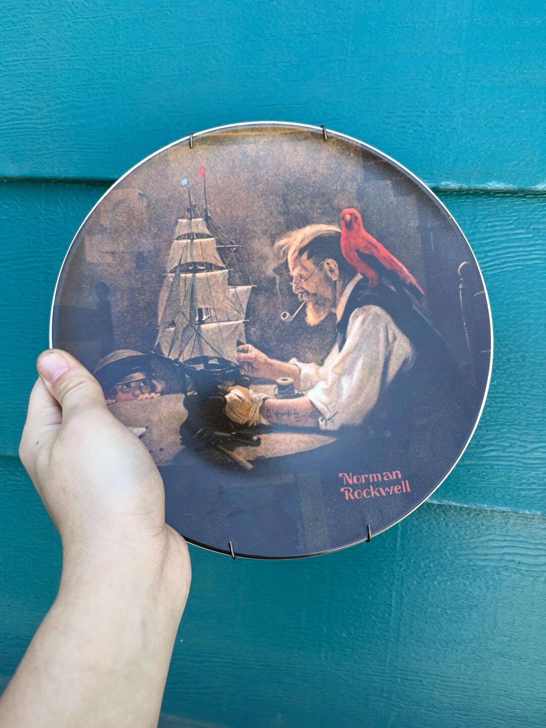 VINTAGE! Norman Rockwell “ship Builder” Collectors Plate - Etsy