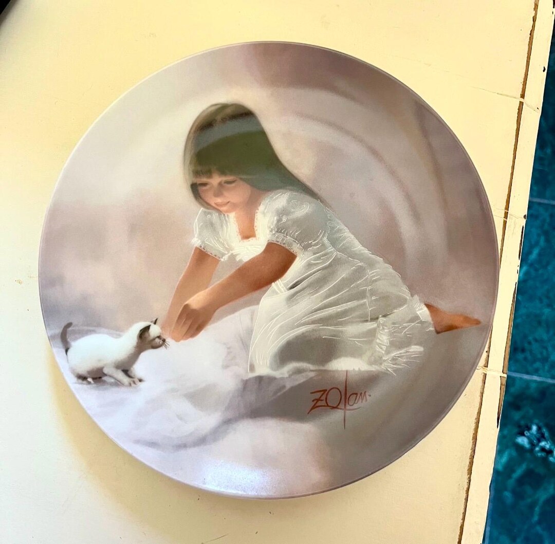 VINTAGE! Pemberton and Oakes Children and Pets Plate Collection ...