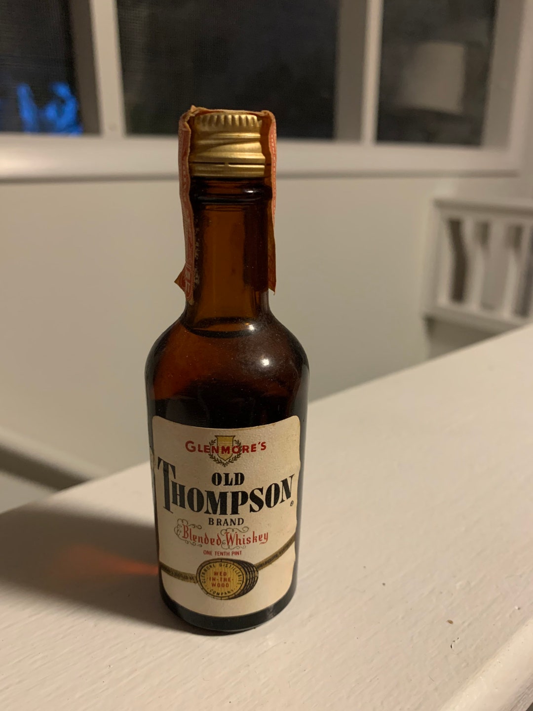 VINTAGE! Old Thompson Airplane Empty Liquor Bottle - Etsy