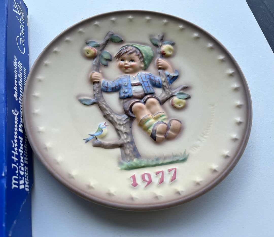 VINTAGE! 1977 M.J. Hummel-goebel Annual Plate West Germany in Original ...
