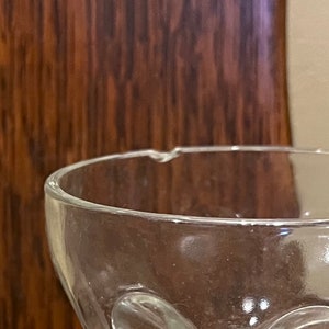 VINTAGE! 2 Dimpled Clear Glass Dessert Fruit Cups - Etsy