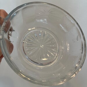 VINTAGE! Manganese Glass Colonial Clear Pressed Glass Nappy Dish W ...