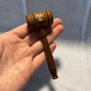 VINTAGE Primitive Wooden Gavel - Etsy