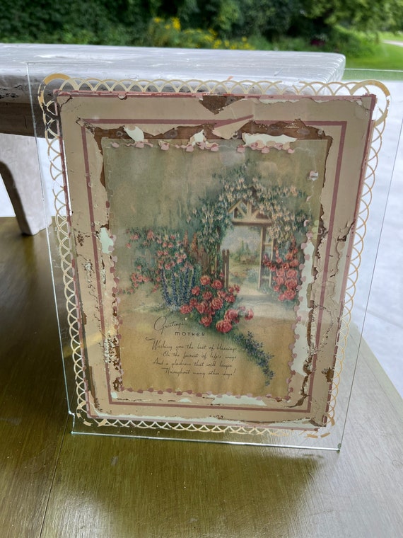 VINTAGE Mother Poem in Frame - Etsy