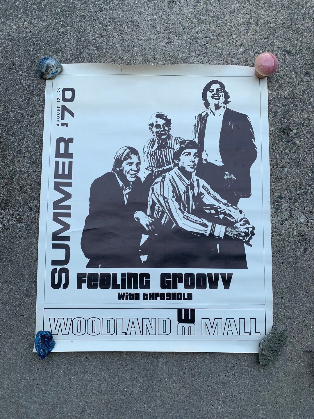 VINTAGE! Summer '76 Feeling Groovy With Threshold Poster - Etsy