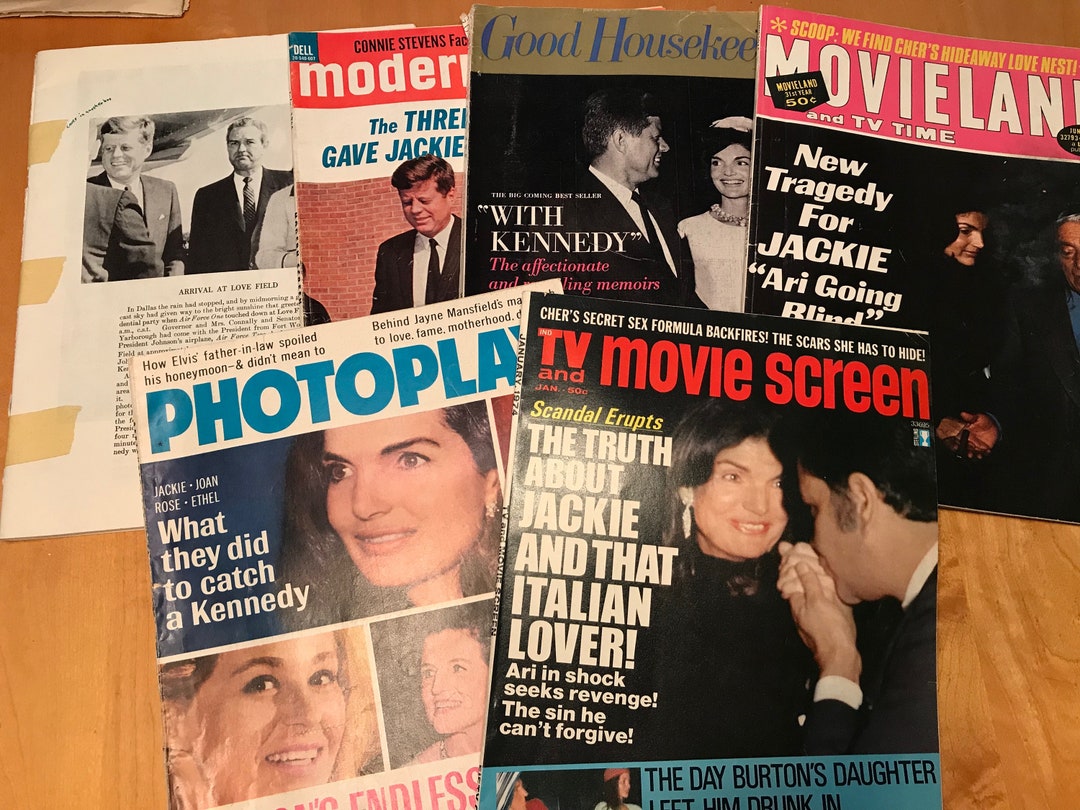 VINTAGE! 6 President John F. Kennedy Collectible Magazines - Etsy