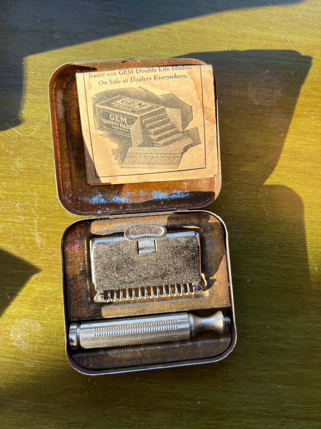 VINTAGE Gem Safety Razor - Etsy