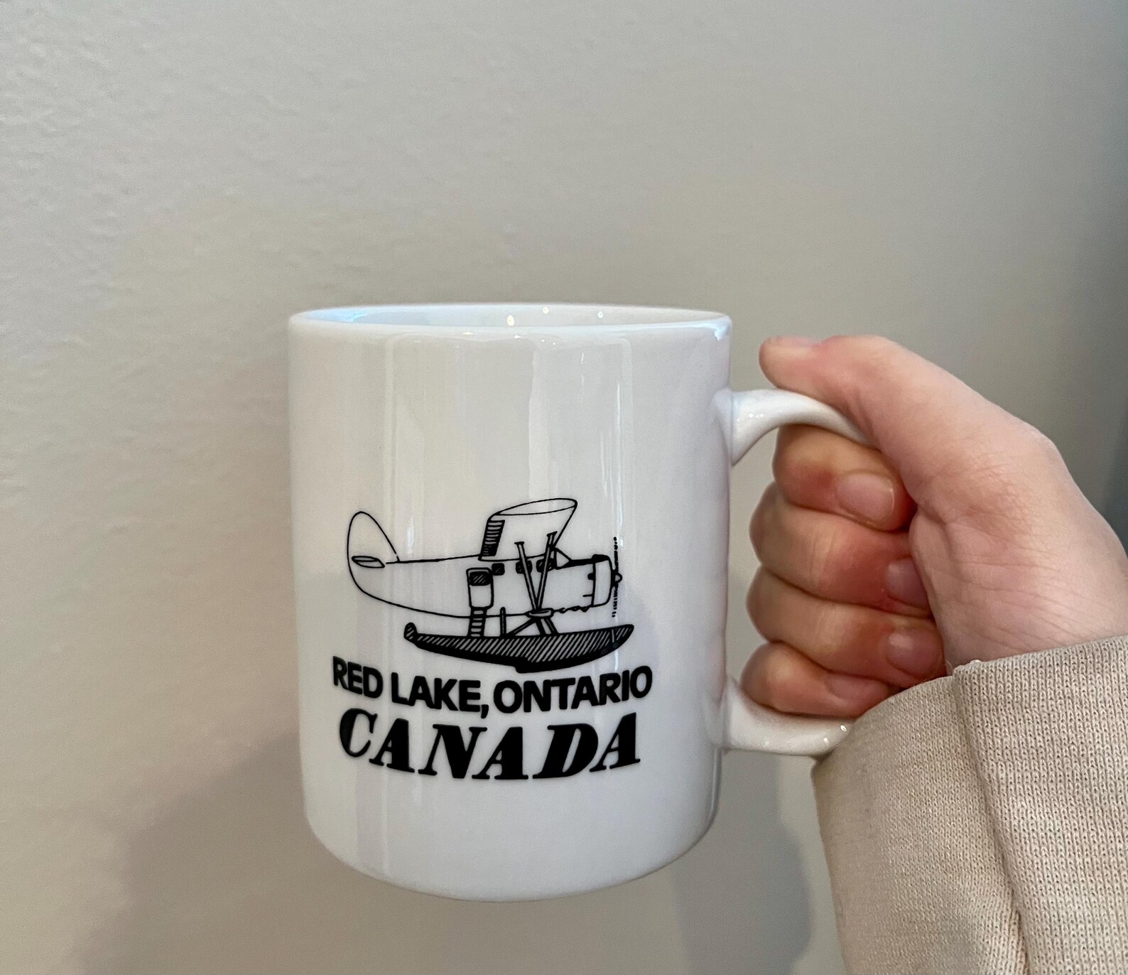 VINTAGE! Reed Lake, Ontario Canada Plane Mug - Etsy