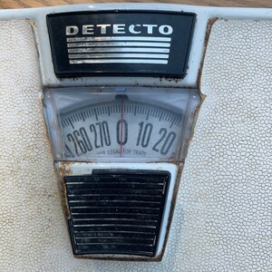 VINTAGE! Detecto Bathroom Scale - Etsy