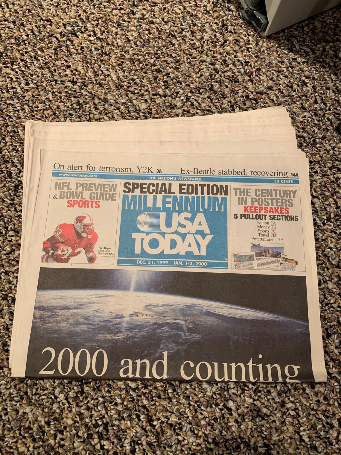 VINTAGE USA Today Special Edition 2000 Newspaper - Etsy