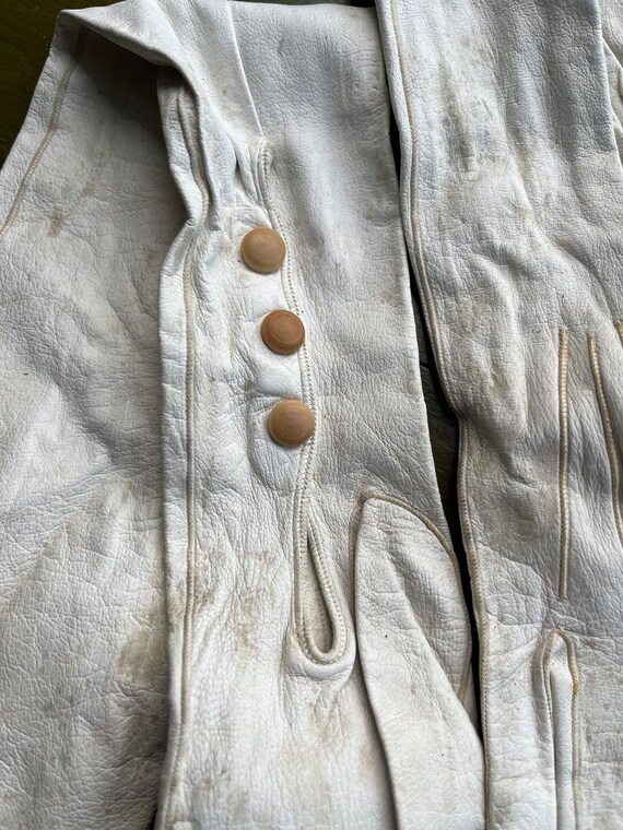 VINTAGE! Formal Leather Gloves - Gem