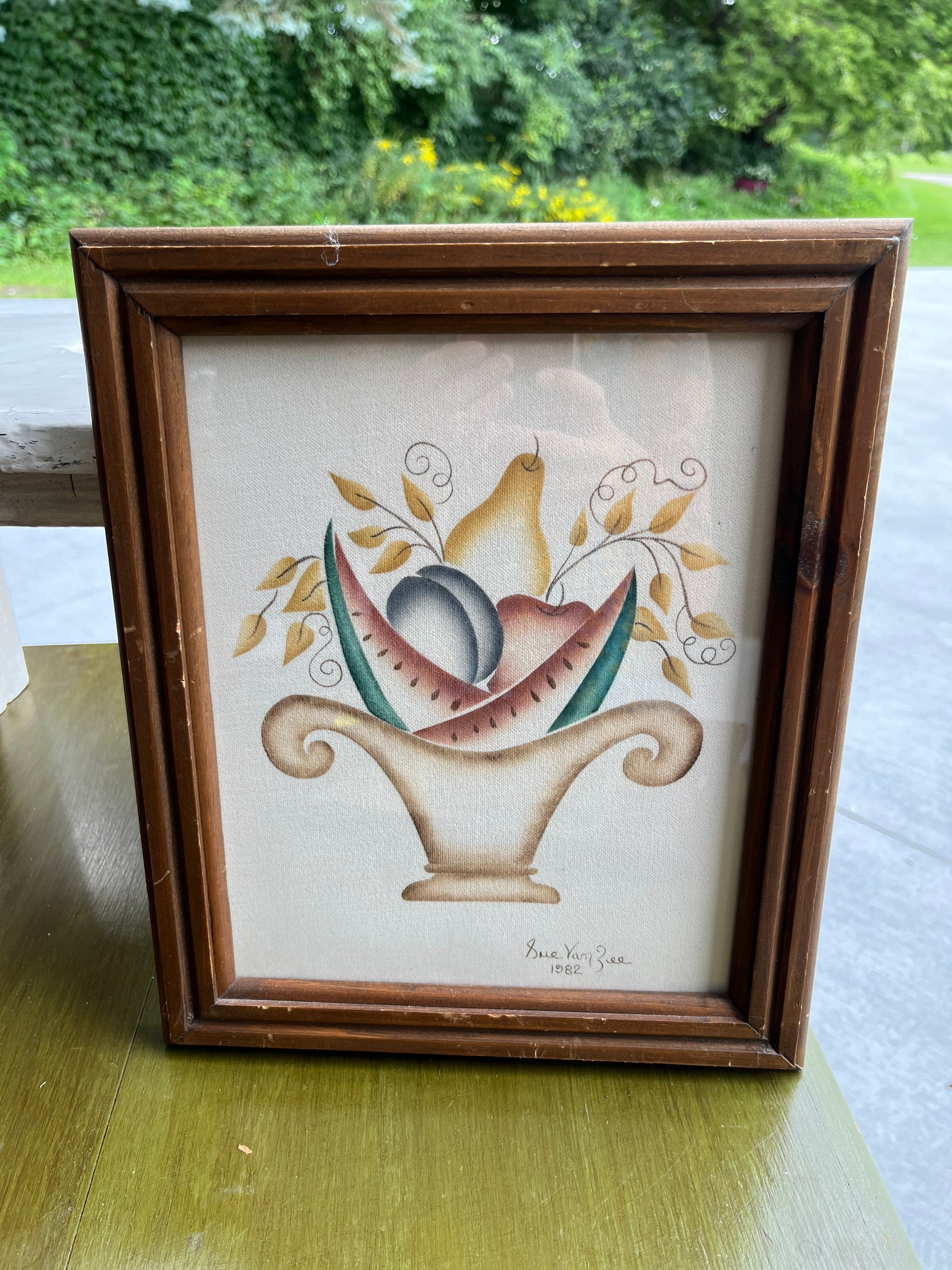 VINTAGE Theorem Painting Art in Frame - Etsy