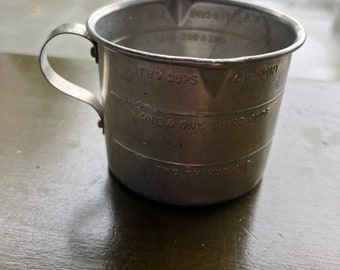 Metal Measuring Cups Vintage - Etsy
