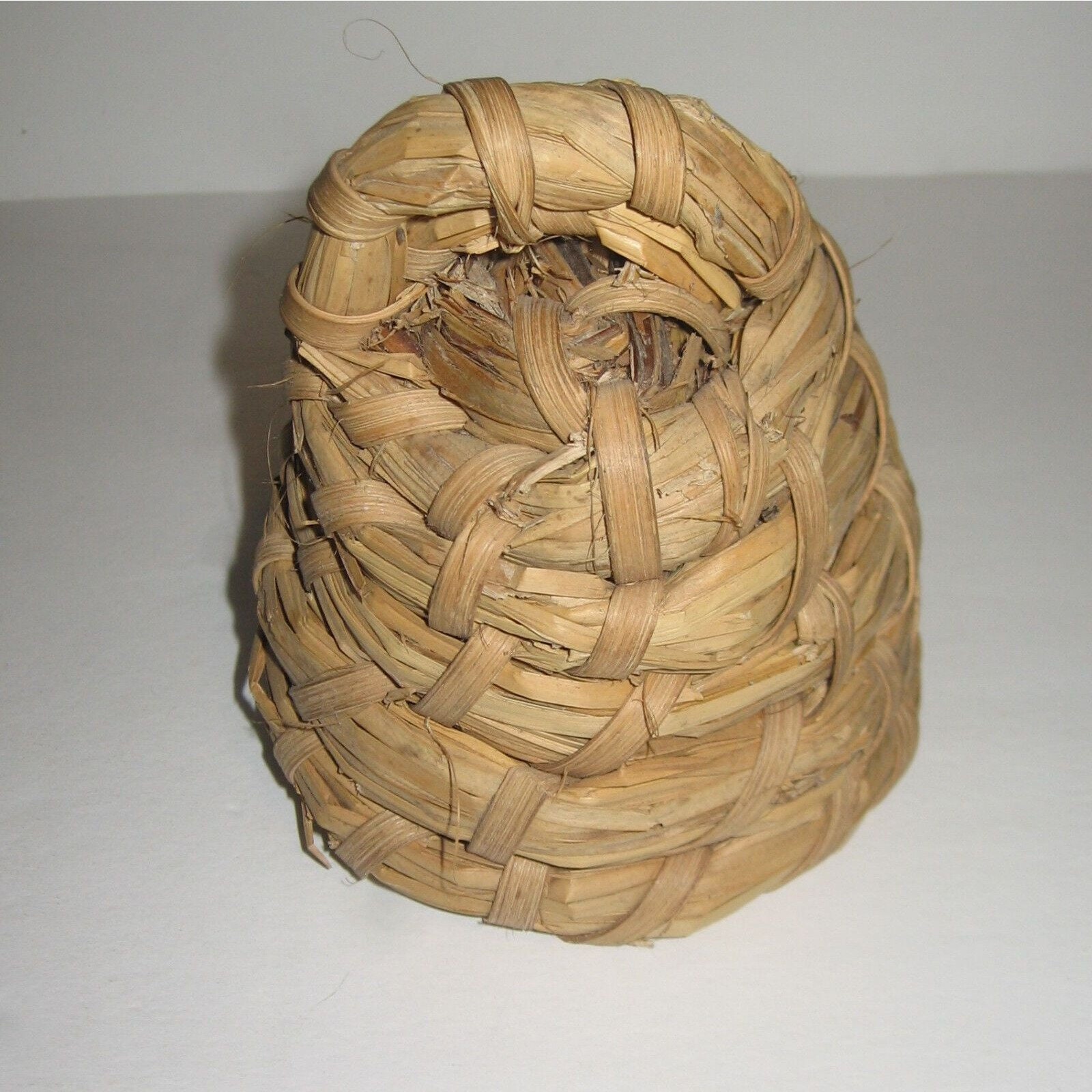 Straw Beehive SKEP Bee Hive Basket With Handle Woven Primitive - Etsy