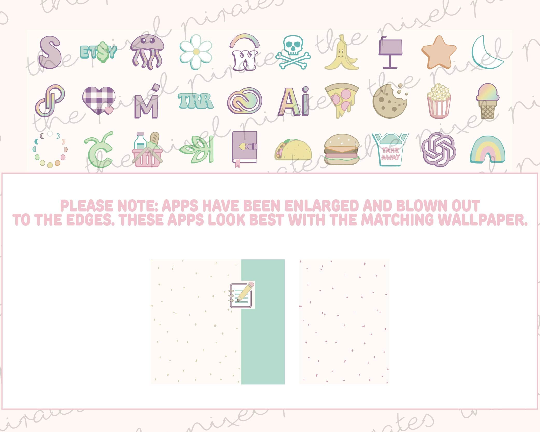 Neutral Beach App Icons Muted Soft Ocean Themed App Icons for Ios and ...