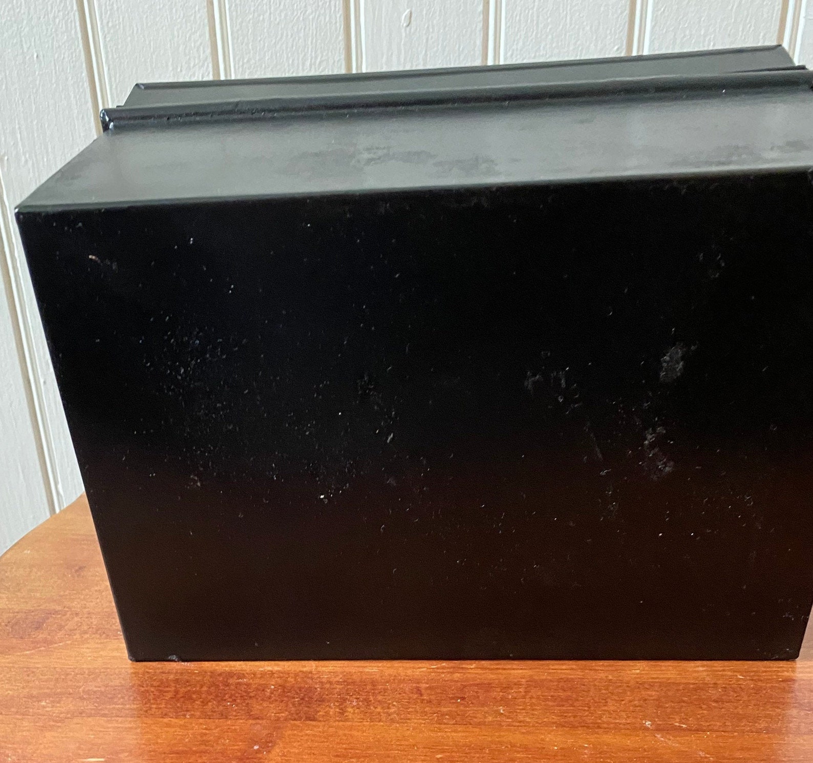 Antique Decorated Tin Deed Box - Etsy