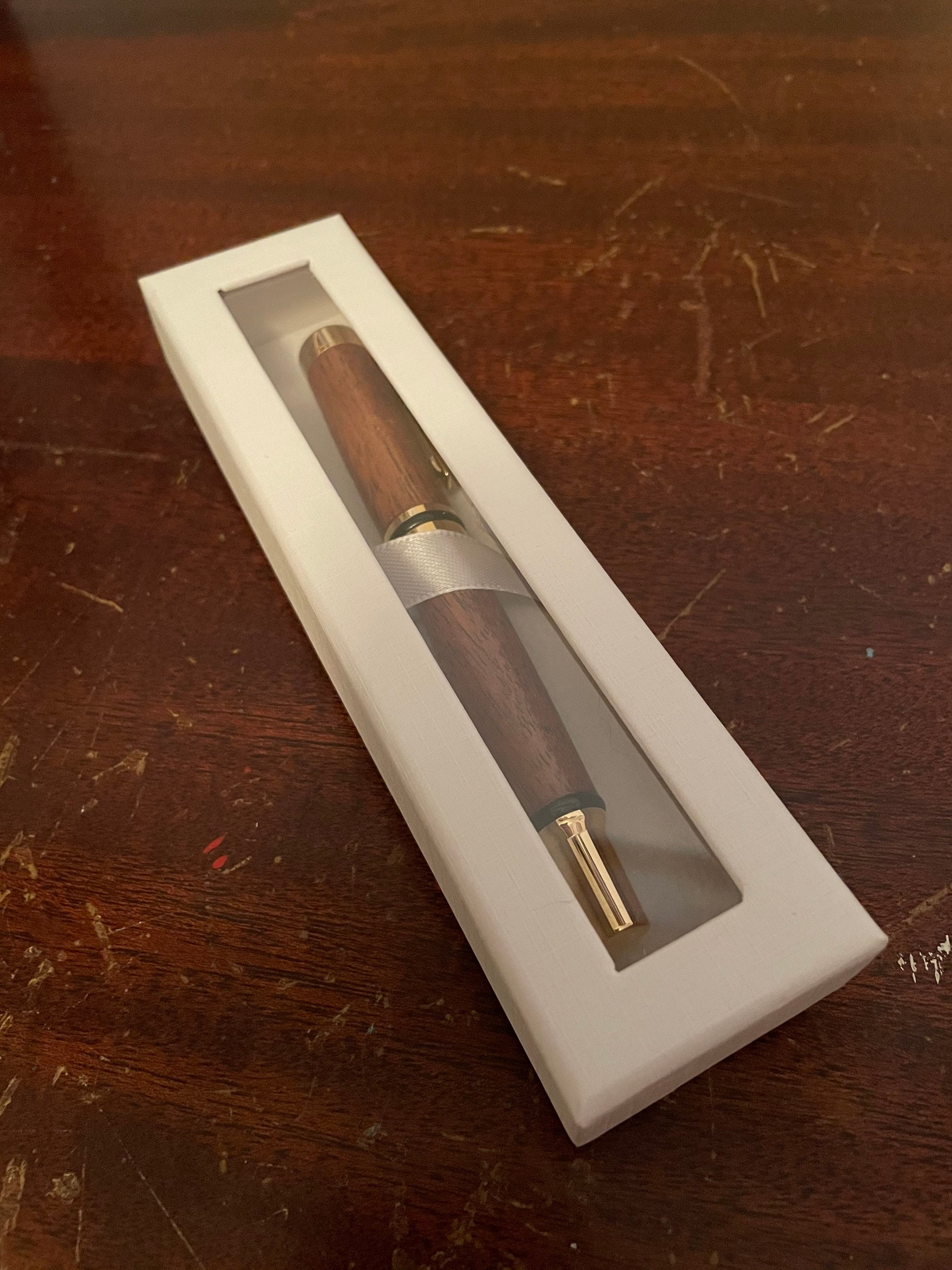 Wood Fountain Pen Hand Turned Bubinga Wood Beautiful Gift - Etsy