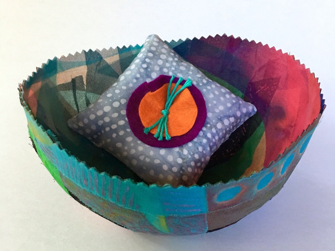 Gift Sachet Filled With Love and Lavender, Dotty Batik Fabric - Etsy