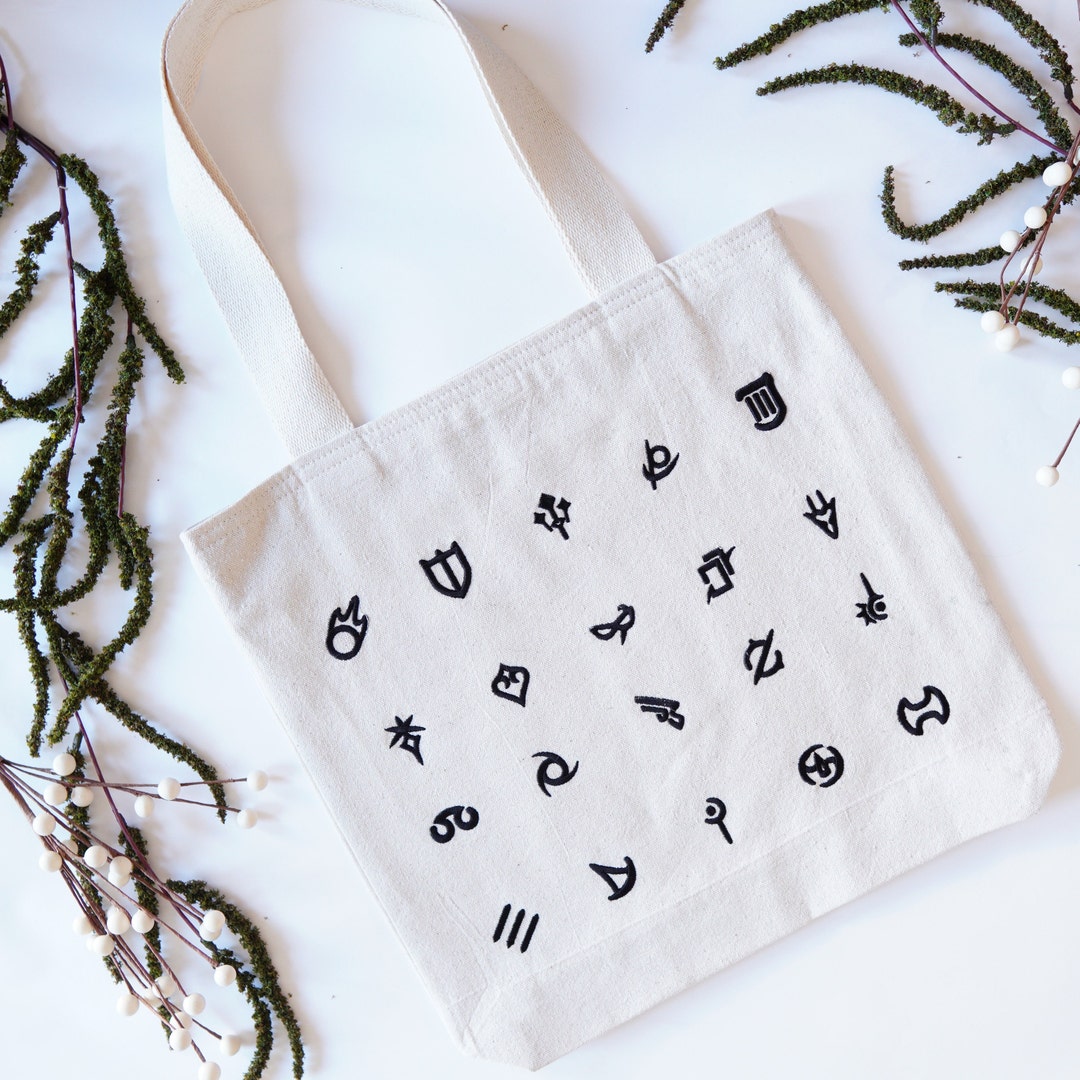 Final Fantasy 14 FFXIV - Job Icons - Embroidered Canvas Tote Bag - Etsy