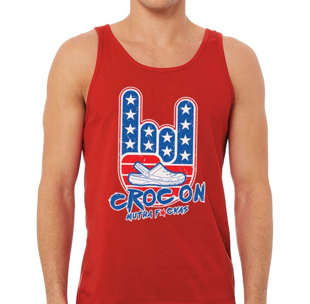 Croc on MF Tank Top, Croc Life, Croc Rules, Nurse Shirt, Clog Shirt ...