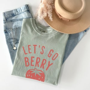 Lets Go Berry Picking, Summer Shirt, Strawberry Shirt, Farmers Market ...