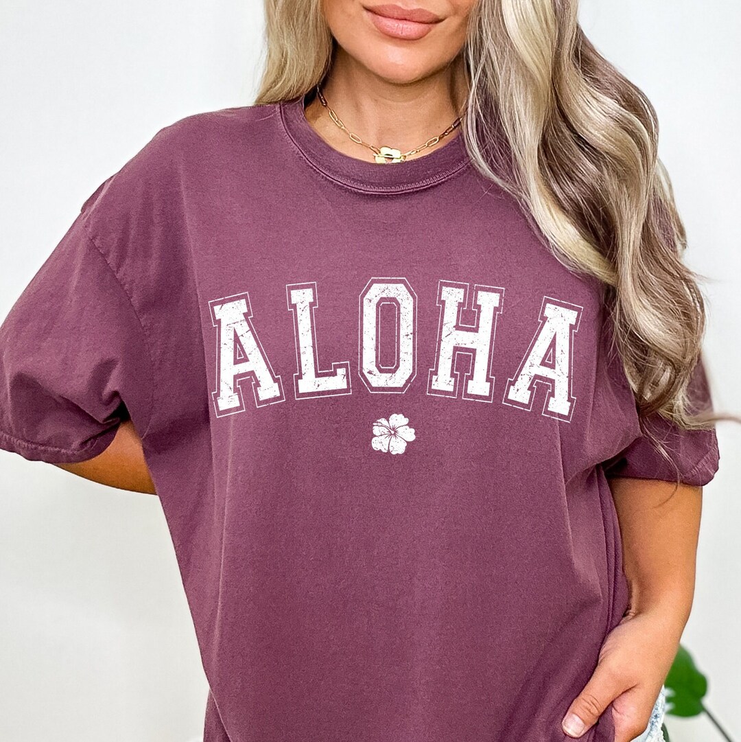 Aloha Shirt, Vacation Shirt, College Shirt, Hawaii Lover, Summer Tee ...