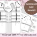 Plus Size Semi-fitted Dress Block UK Size 16 to 30- US Size 12 to 26 ...