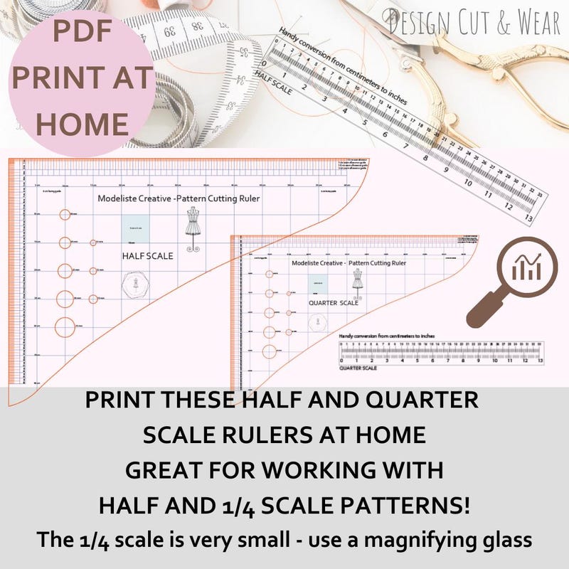 Print to Scale Ruler - Etsy UK