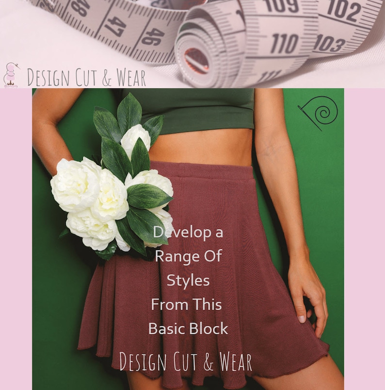 Full Circle Skirt Block Waist Size 53 Cm 93 Cm or 21 Inches - Etsy