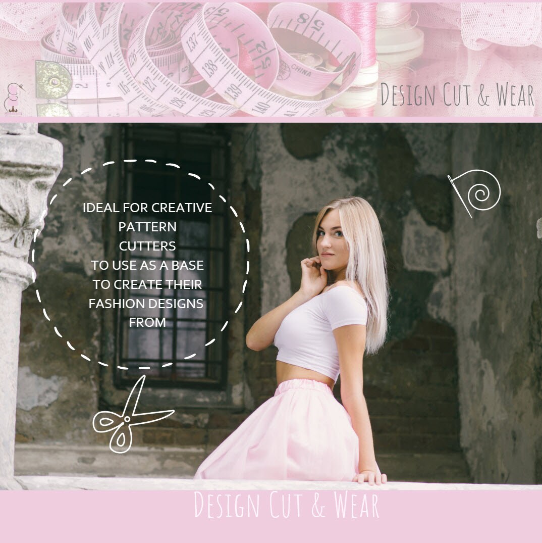 Full Circle Skirt Block & Half Circle Block sloper Together | Etsy