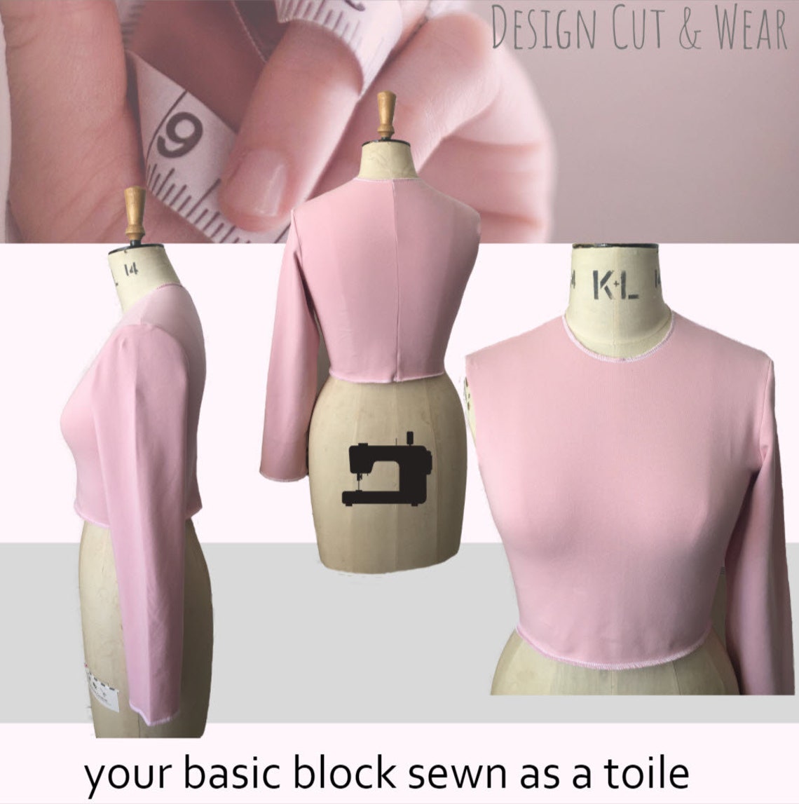 Stretch Bodice Block Sizes UK 6 - 22 USA 2- 18 EU 34 - 50 - Ideal for ...