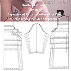 Plus Size Knitted Dress Block UK Size 16 to 30- US Size 12 to 26 ...